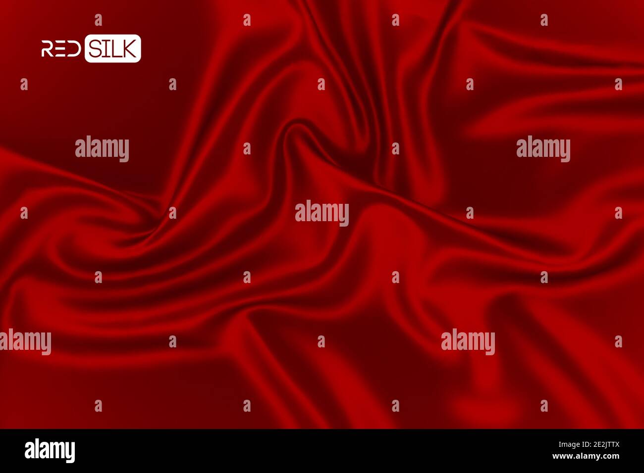 Silk red background vector. Satin fabric abstract cloth. Luxurious ...