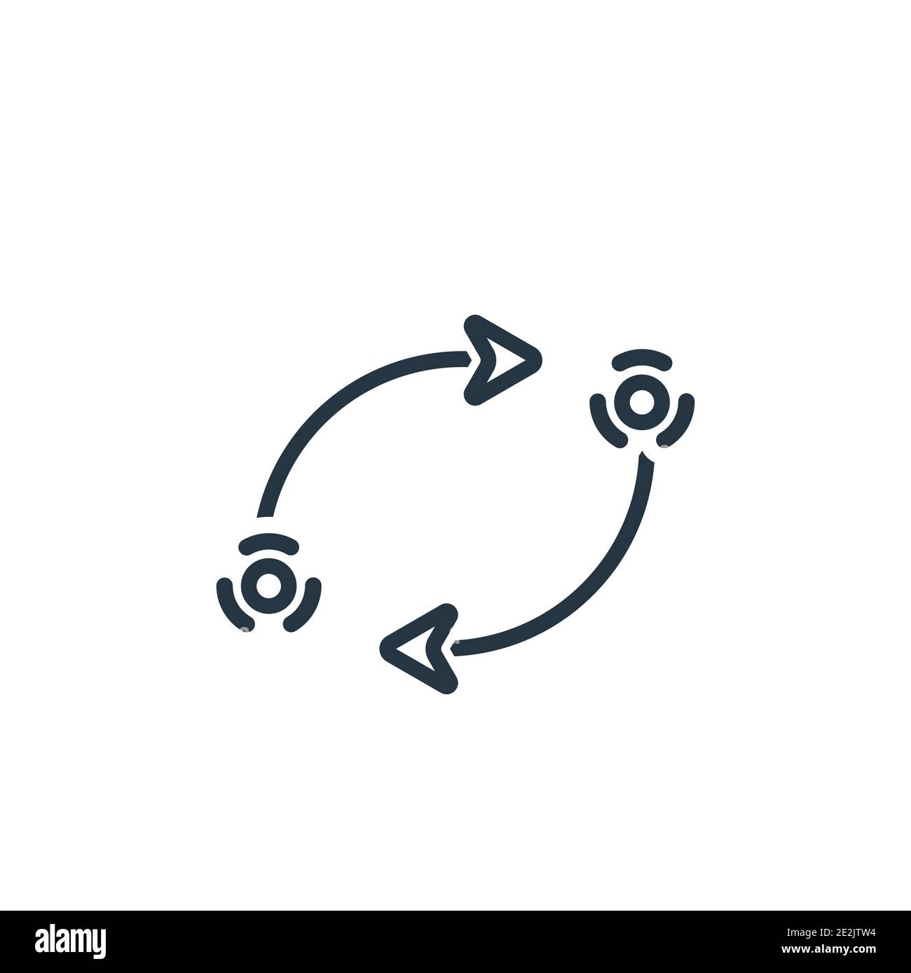 Compare outline vector icon. Thin line black compare icon, flat vector ...