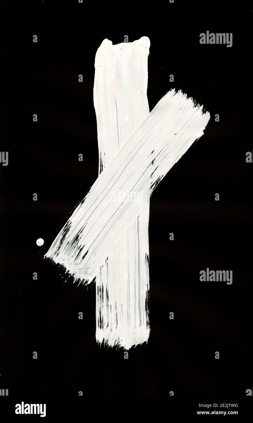 Dalecarlian Runes 1500 to 1800 a 002 Inverted Stock Photo - Alamy