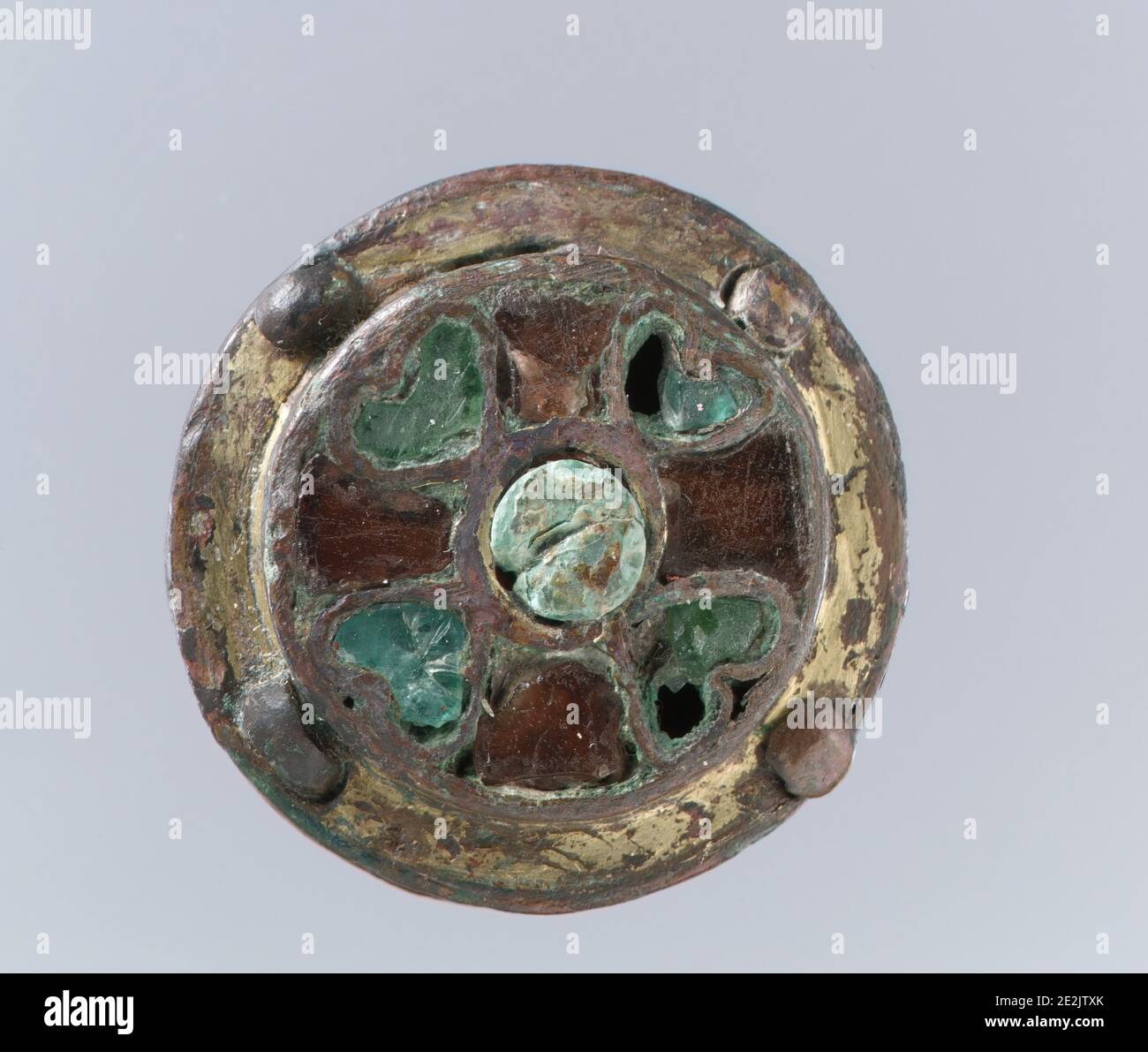 Disk Brooch, Frankish, 6th century Stock Photo - Alamy