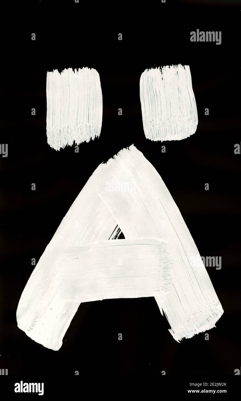 Dalecarlian Runes 1500 to 1800 a with umlaut 003 Inverted Stock Photo ...