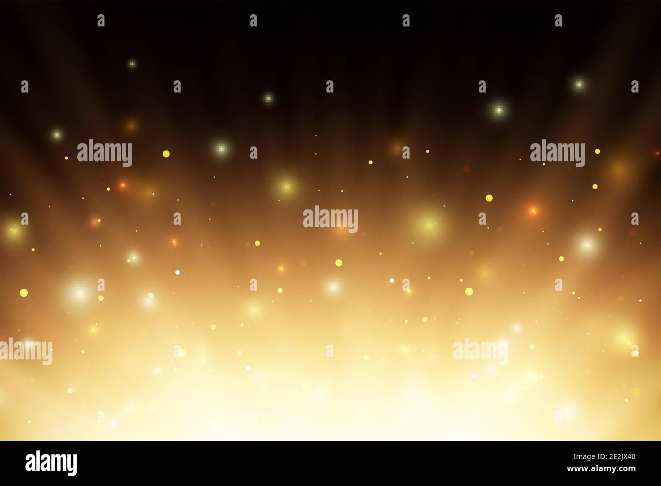 Abstract glowing burning fire light rays with sparcs and particles over ...