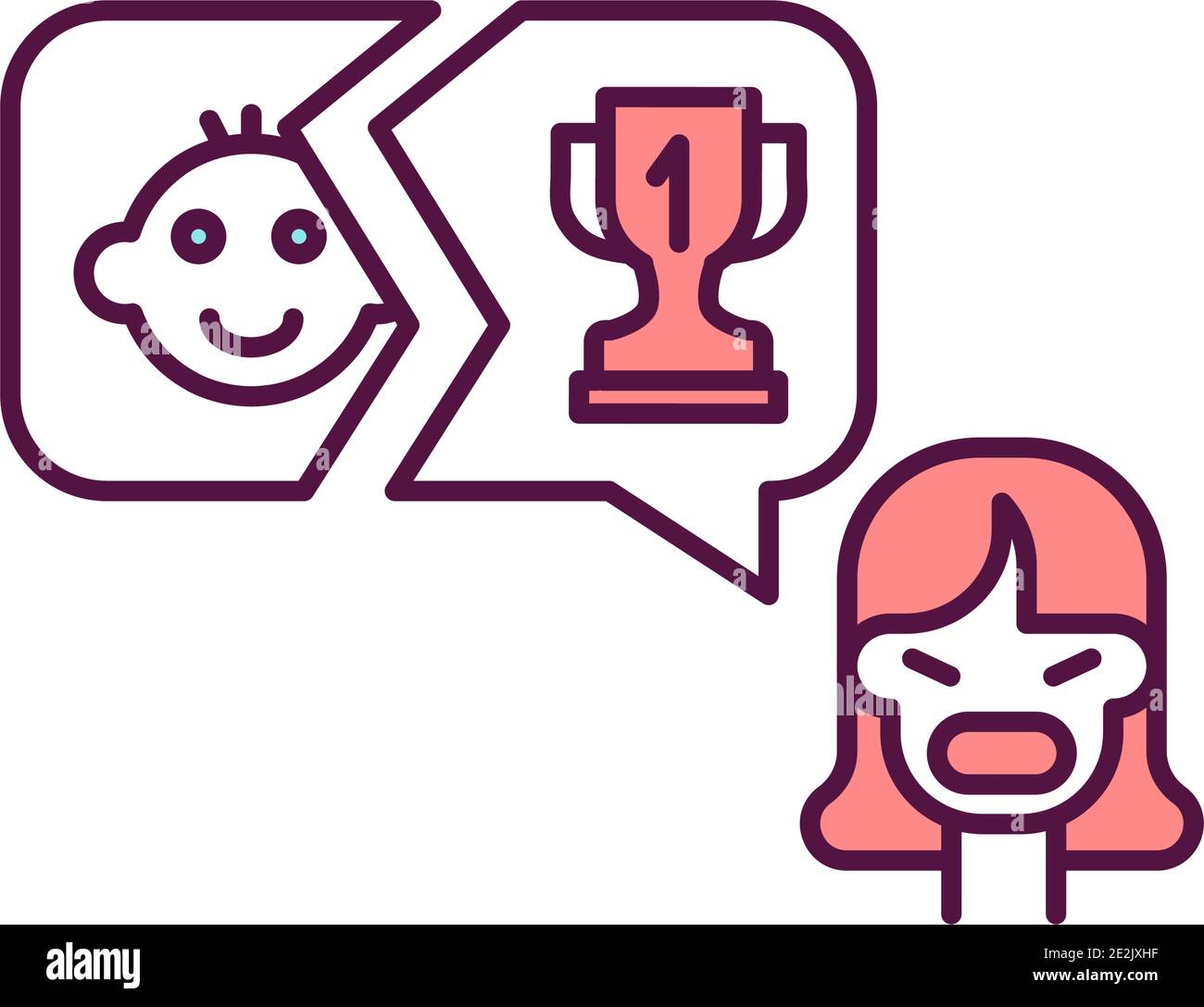 High expectation cartoon hi-res stock photography and images - Alamy