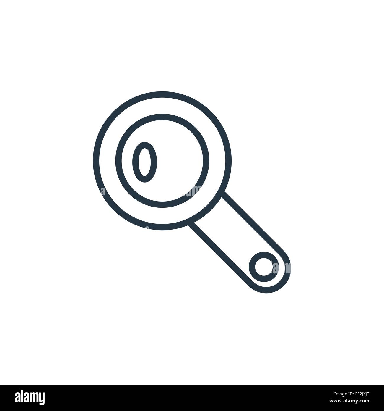 Look up outline vector icon. Thin line black look up icon, flat vector ...