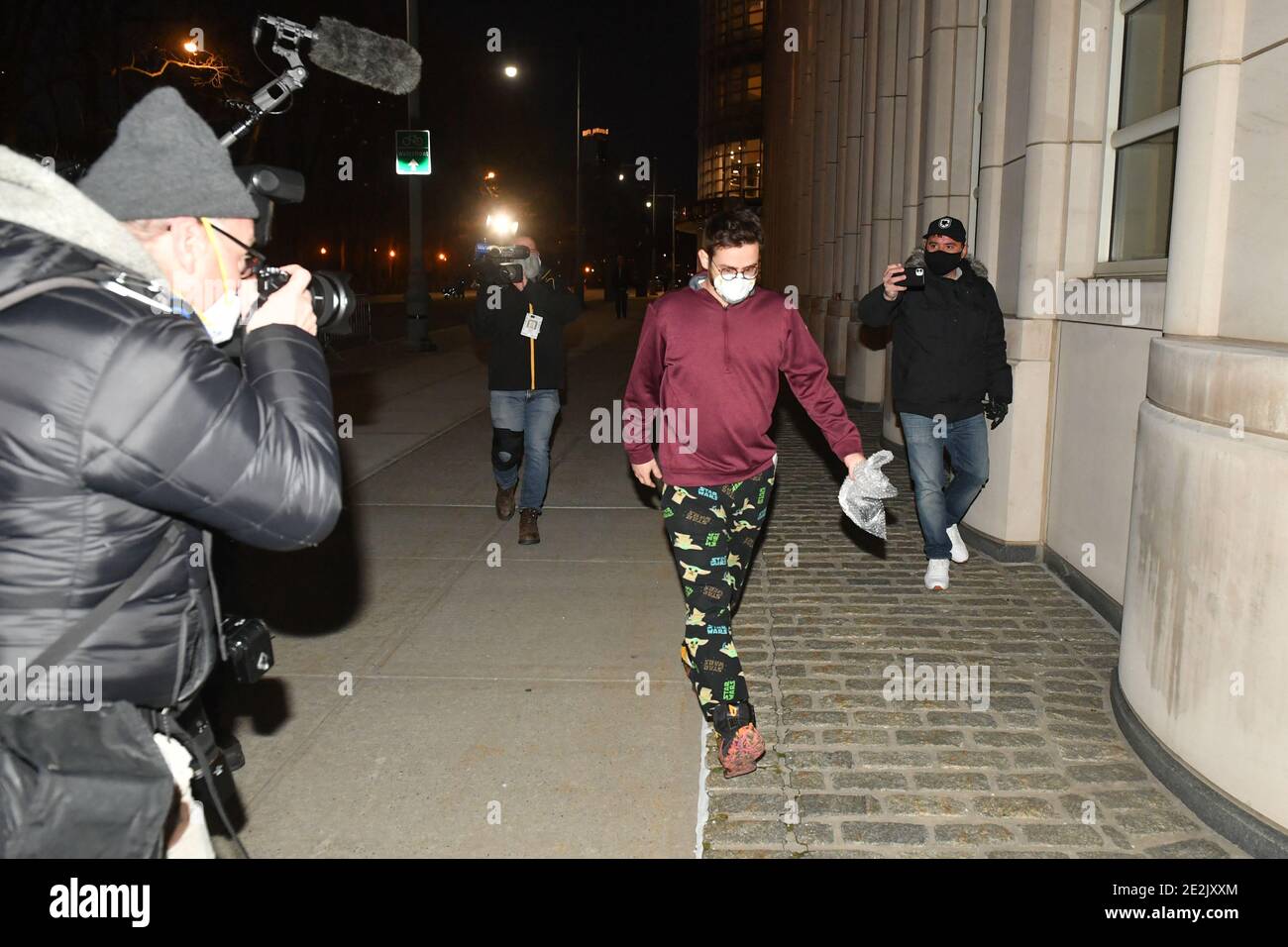 Aaron Mostofsky appears at the Brooklyn Federal Courthouse on January ...
