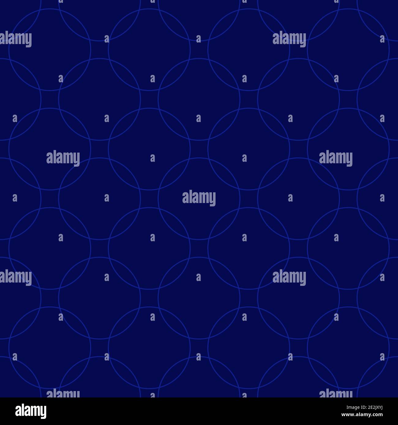 Seamless abstract intersecting and repeating modern blue circles Stock ...