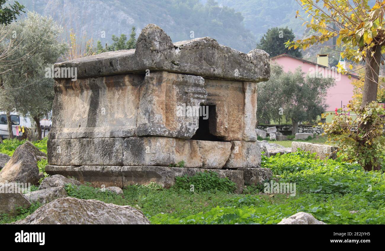 Classical Greek Rock Tomb High Resolution Stock Photography and Images ...