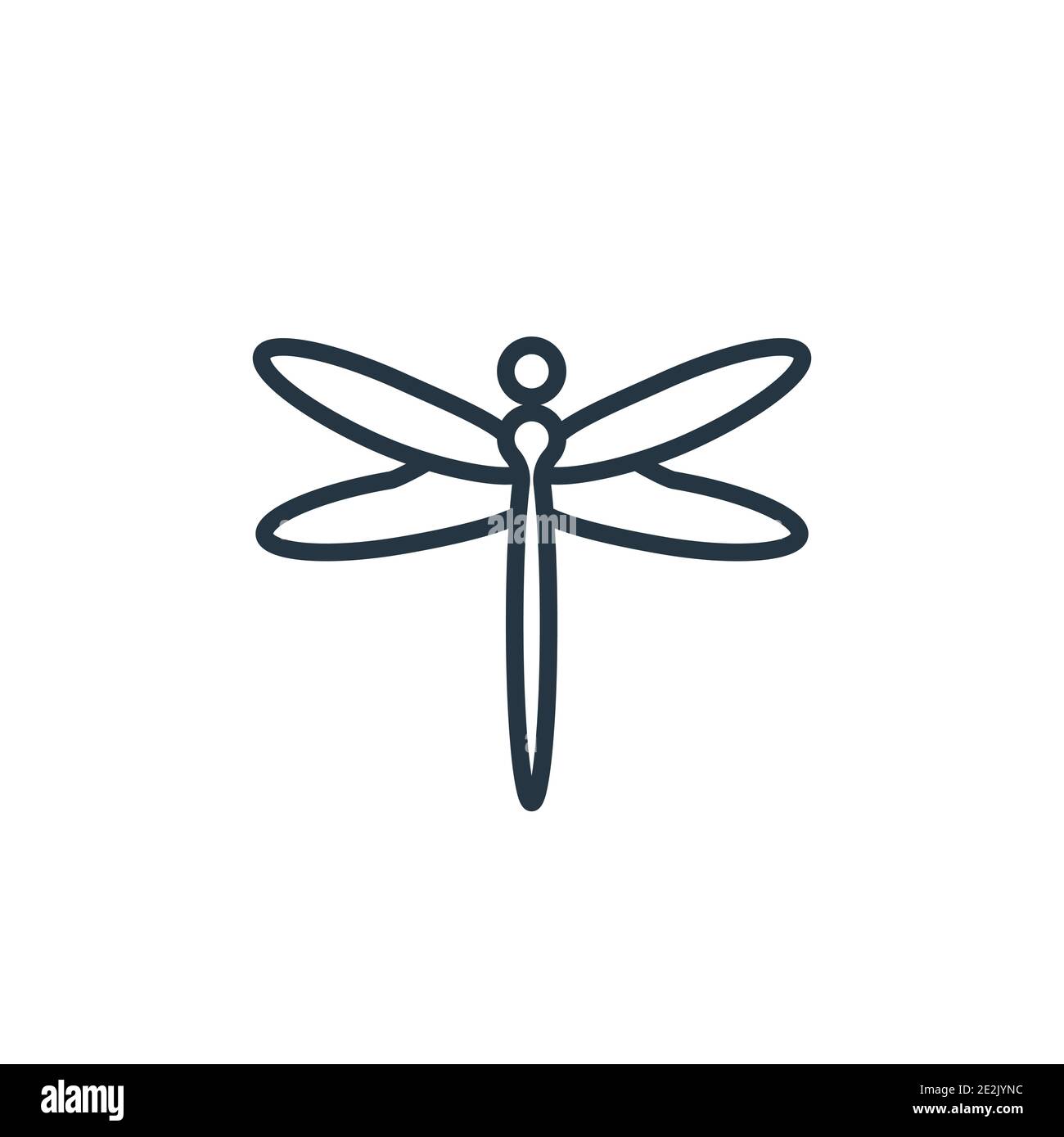Dragonfly outline vector icon. Thin line black dragonfly icon, flat ... Dragonfly outline vector icon. Thin line black dragonfly icon, flat ...