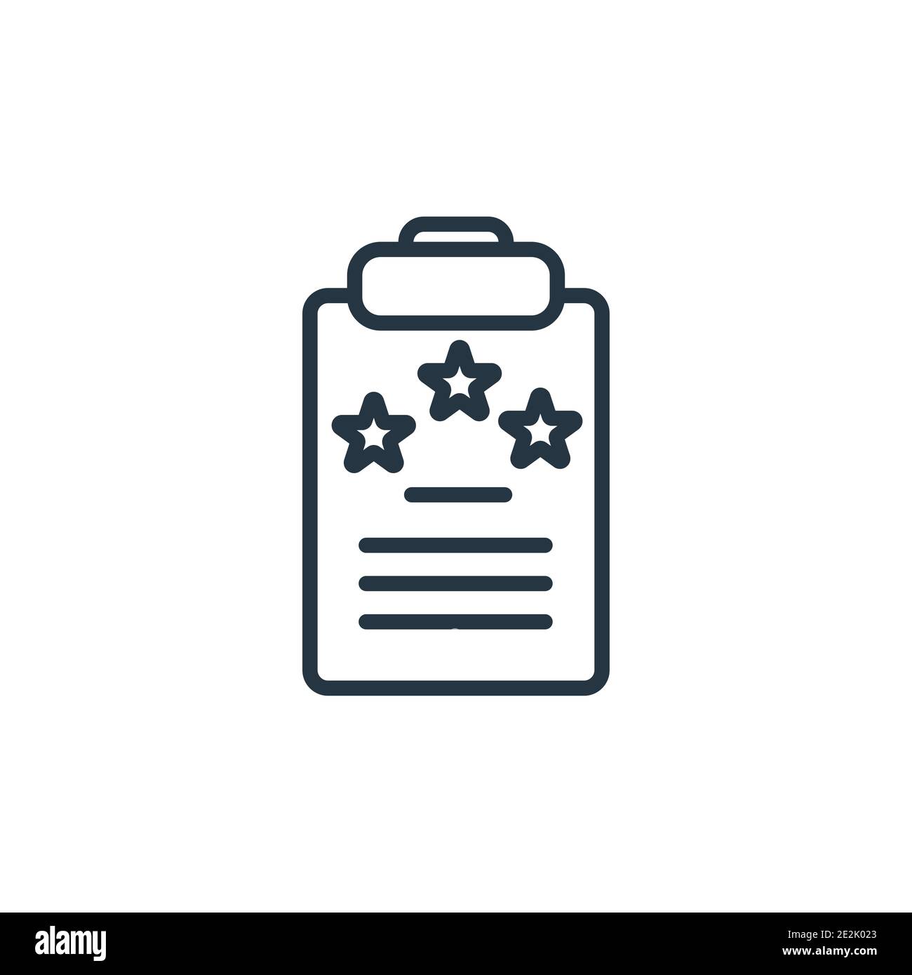 Agenda outline vector icon. Thin line black agenda icon, flat vector ...