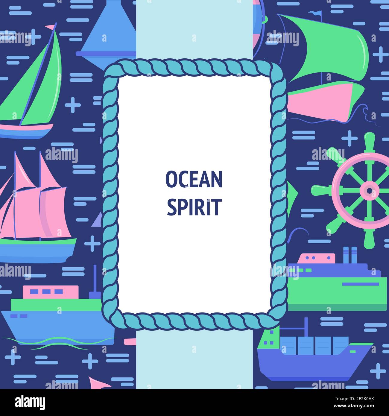 The spirit of the ocean Stock Vector Images - Alamy