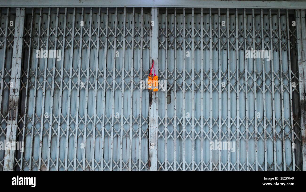 The Iron gate in a city Stock Photo - Alamy