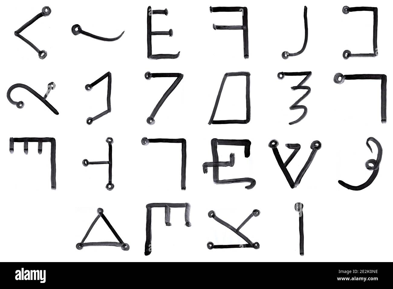 Passing The River Alphabet