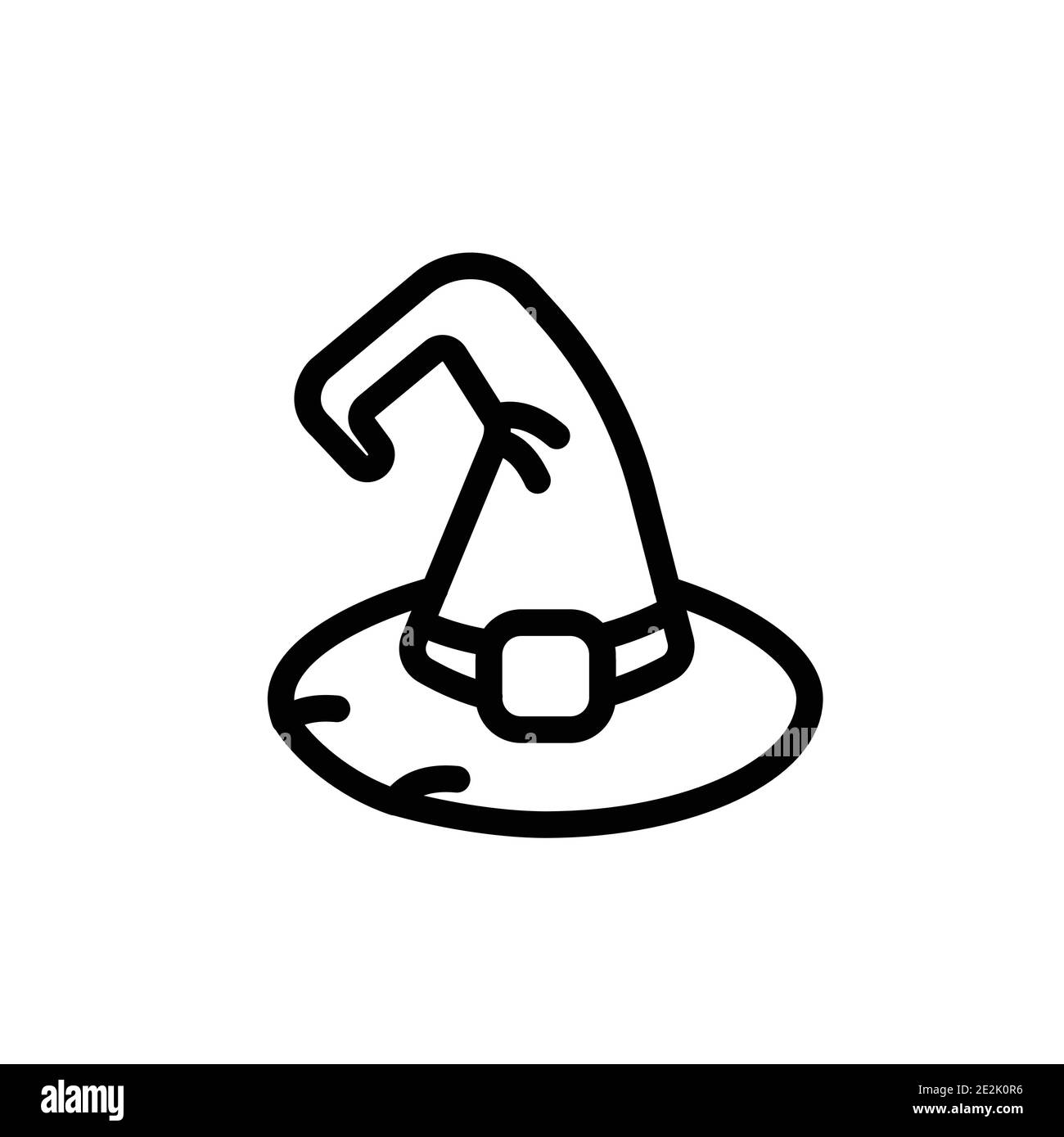 Magician hat vector icon on white background. Flat vector magician hat ...
