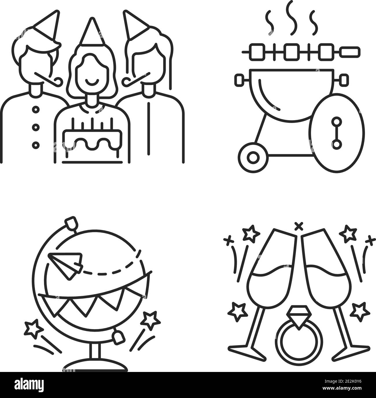 Dinner party family friends Stock Vector Images - Alamy