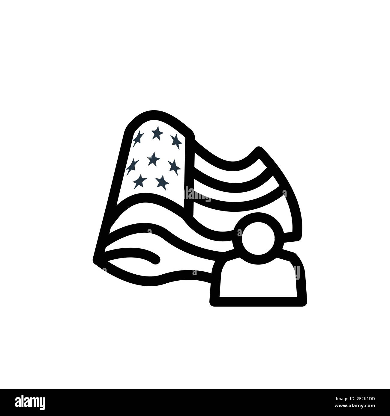 American Vector Icon On White Background Flat Vector American Icon american-vector-icon-on-white-background-flat-vector-american-icon