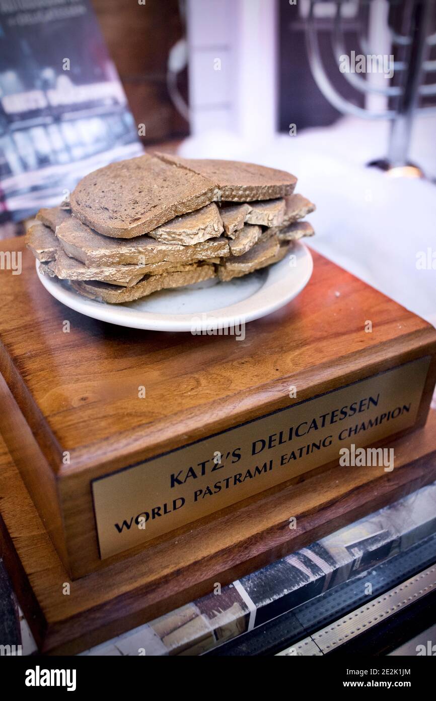 World famous Katz's Deli, located on the lower east side of Manhattan ...