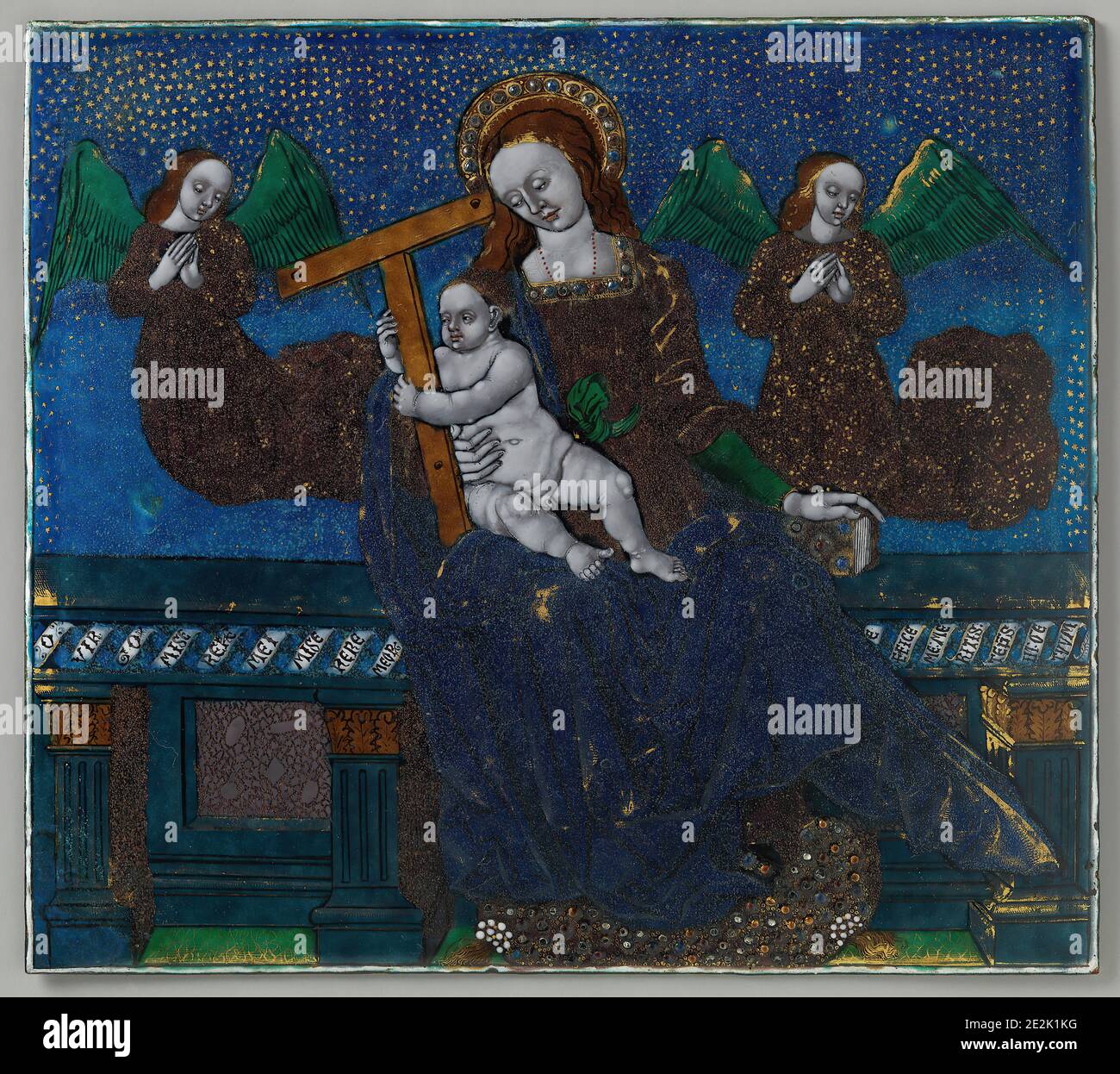 Plaque with the Virgin and Child, French, late 15th-early 16th century Stock Photo - Alamy