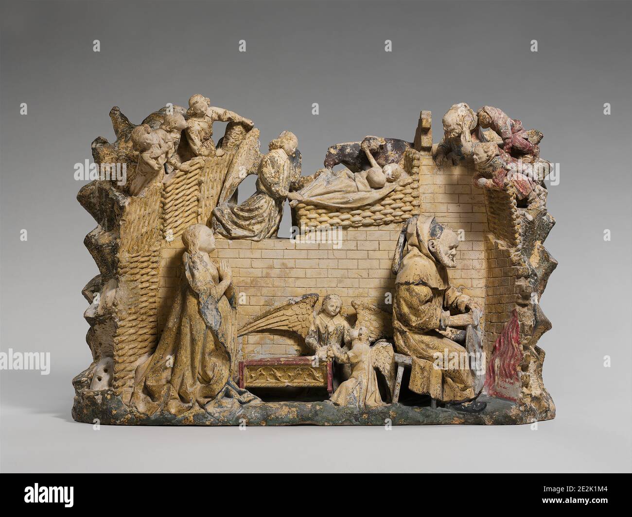 Nativity, French, ca. 1450 Stock Photo - Alamy