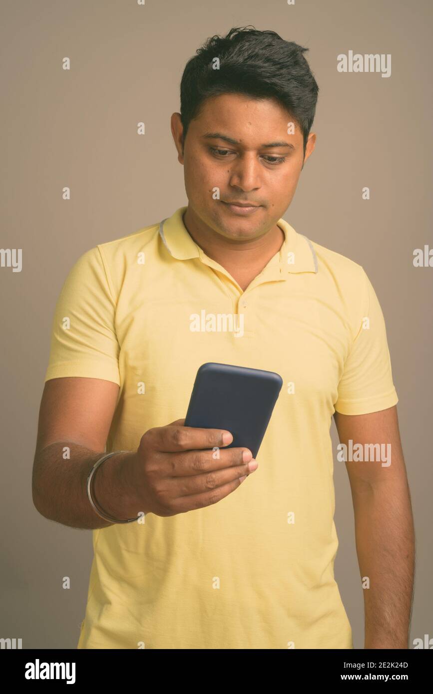Indian male man hi-res stock photography and images - Alamy