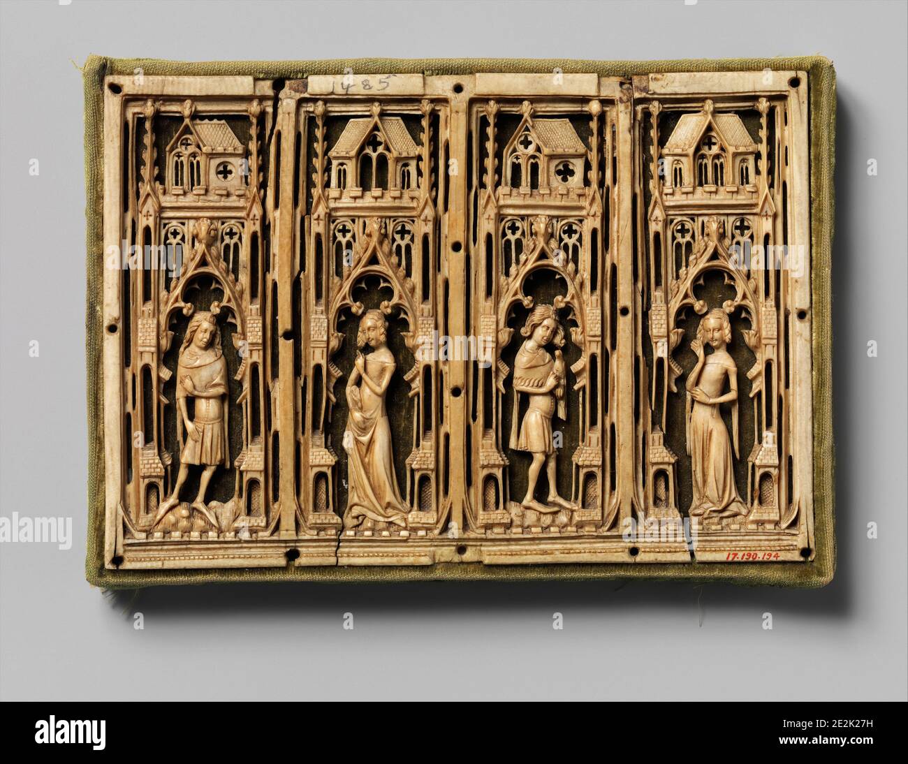 Plaque, French (?), ca. 1400 Stock Photo - Alamy