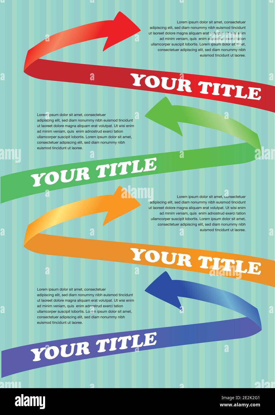 Colorful Paper folding Vector Layout Design Template with area for ...