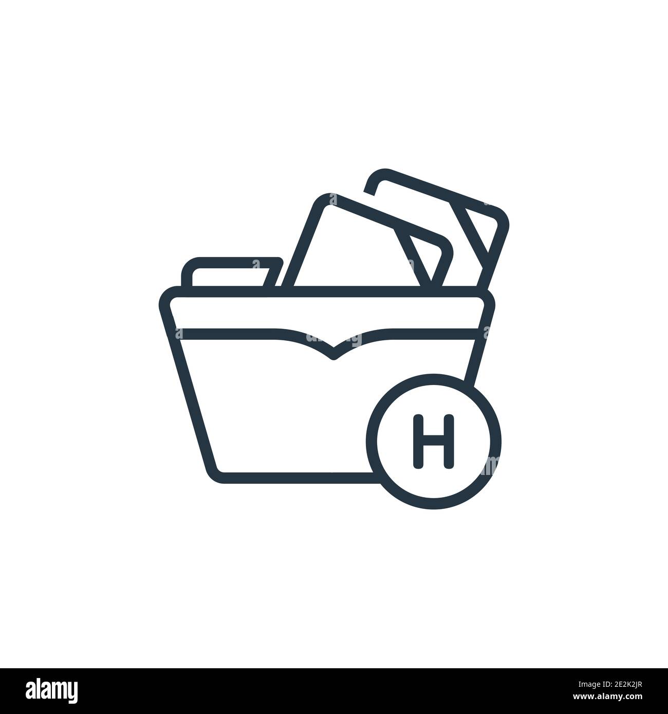 Medical file outline vector icon. Thin line black medical file icon ... Medical file outline vector icon. Thin line black medical file icon ...