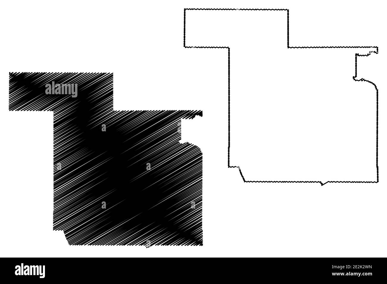 Sandoval county map Black and White Stock Photos & Images - Alamy