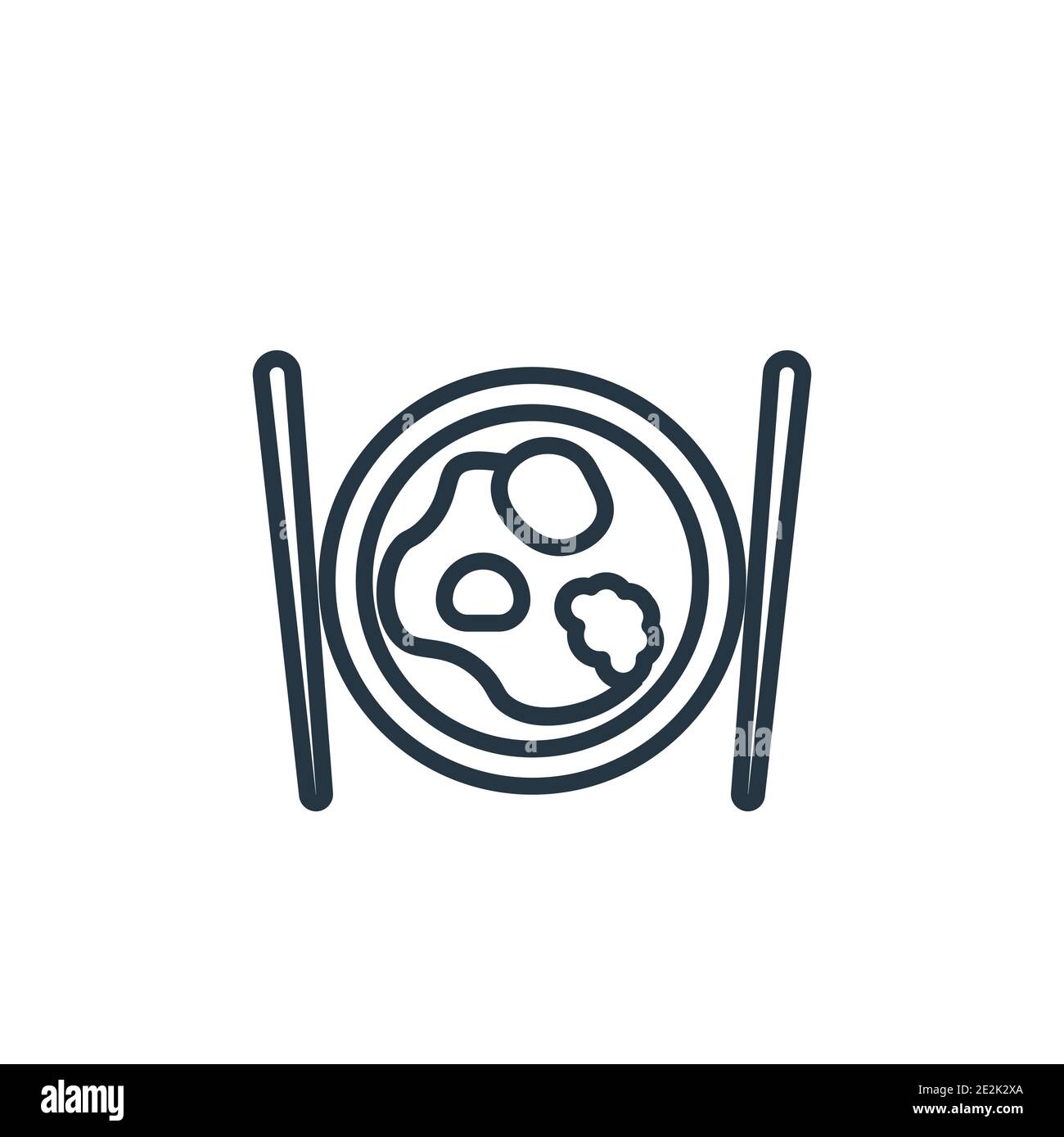 Braised abalone outline vector icon. Thin line black braised abalone ...