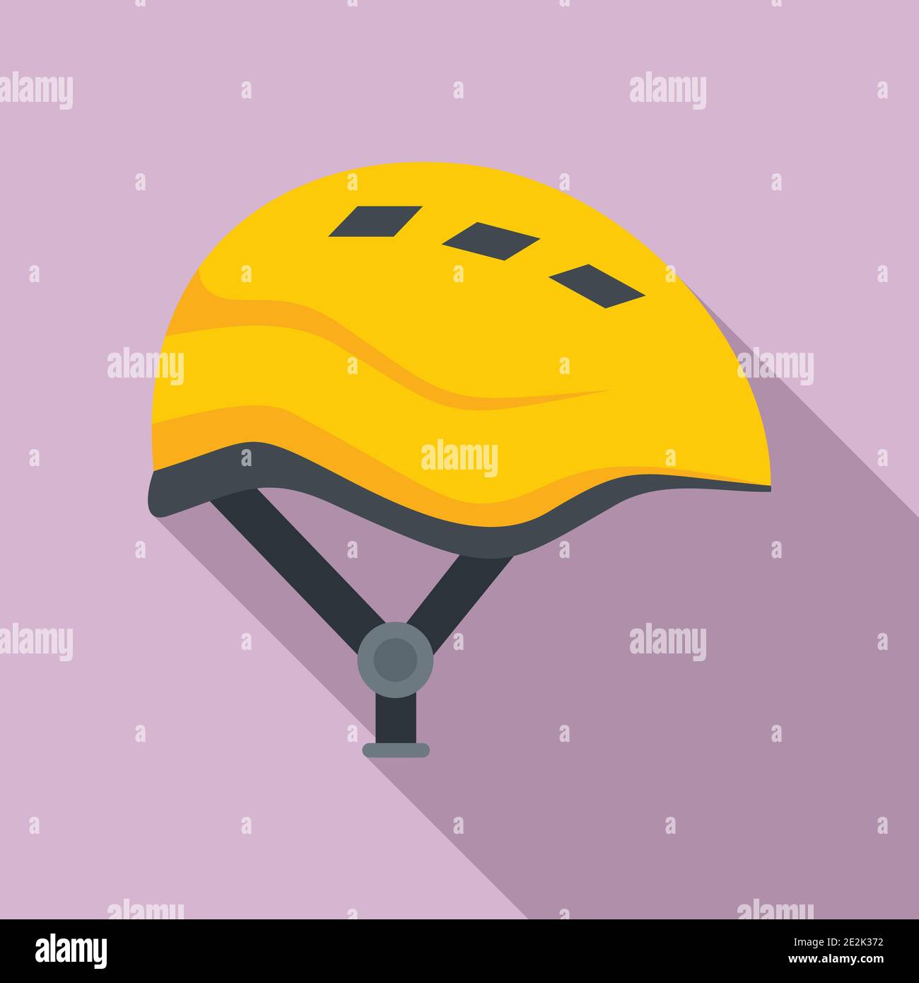 Industrial climber modern helmet icon, flat style Stock Vector Image ...