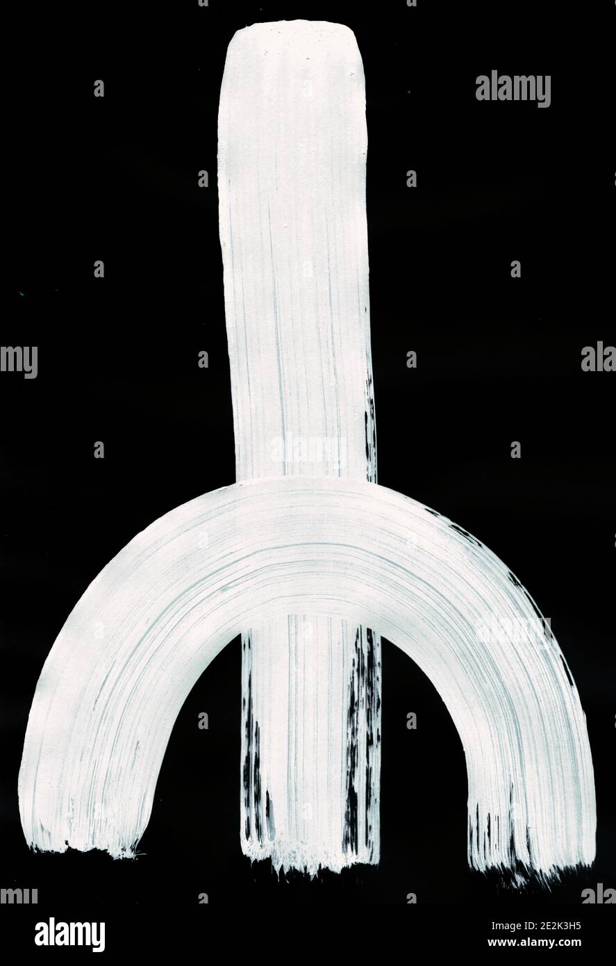 Younger Futhark Rune 16 yr Yew Inverted Stock Photo - Alamy