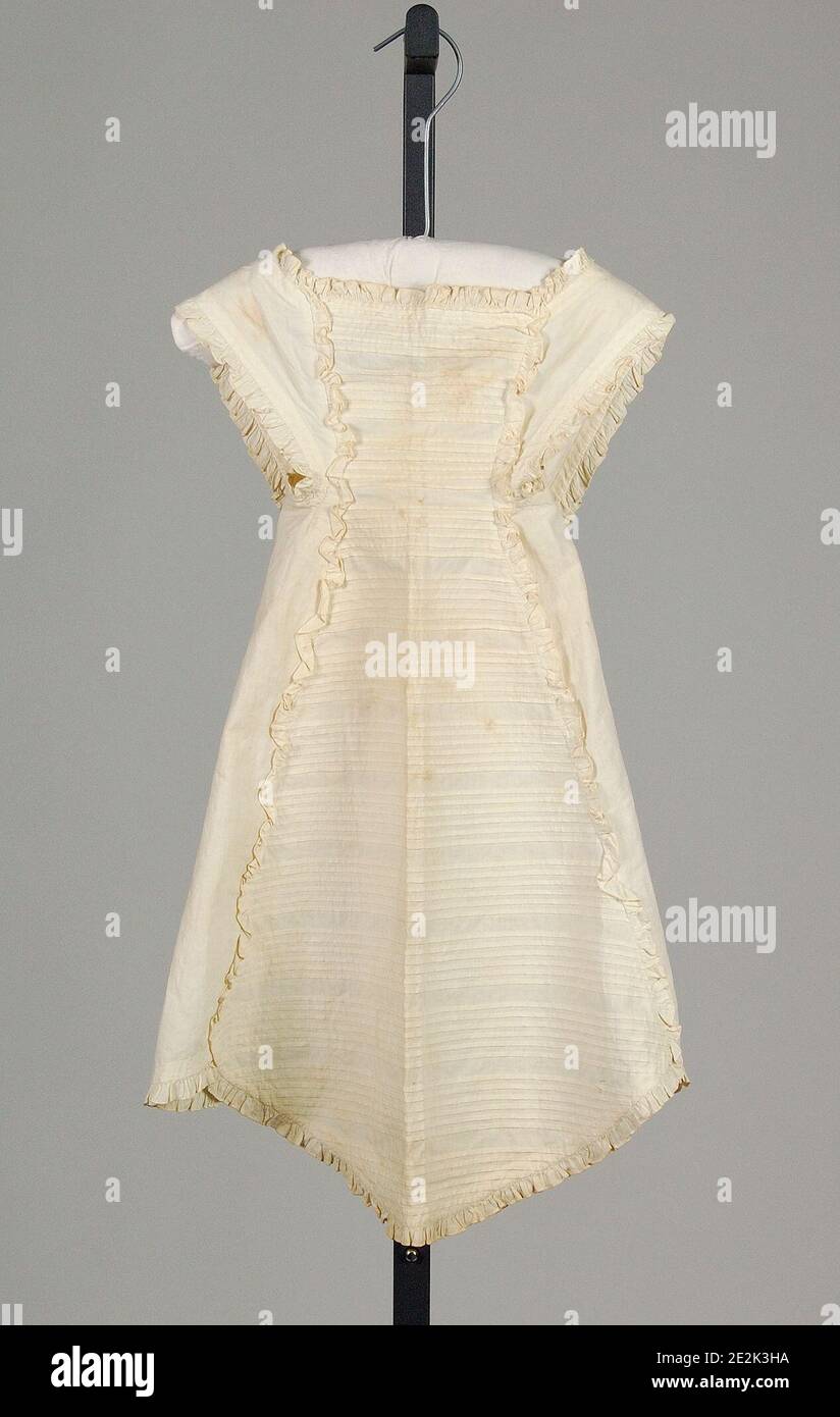 Apron, American, 1860 Stock Photo - Alamy