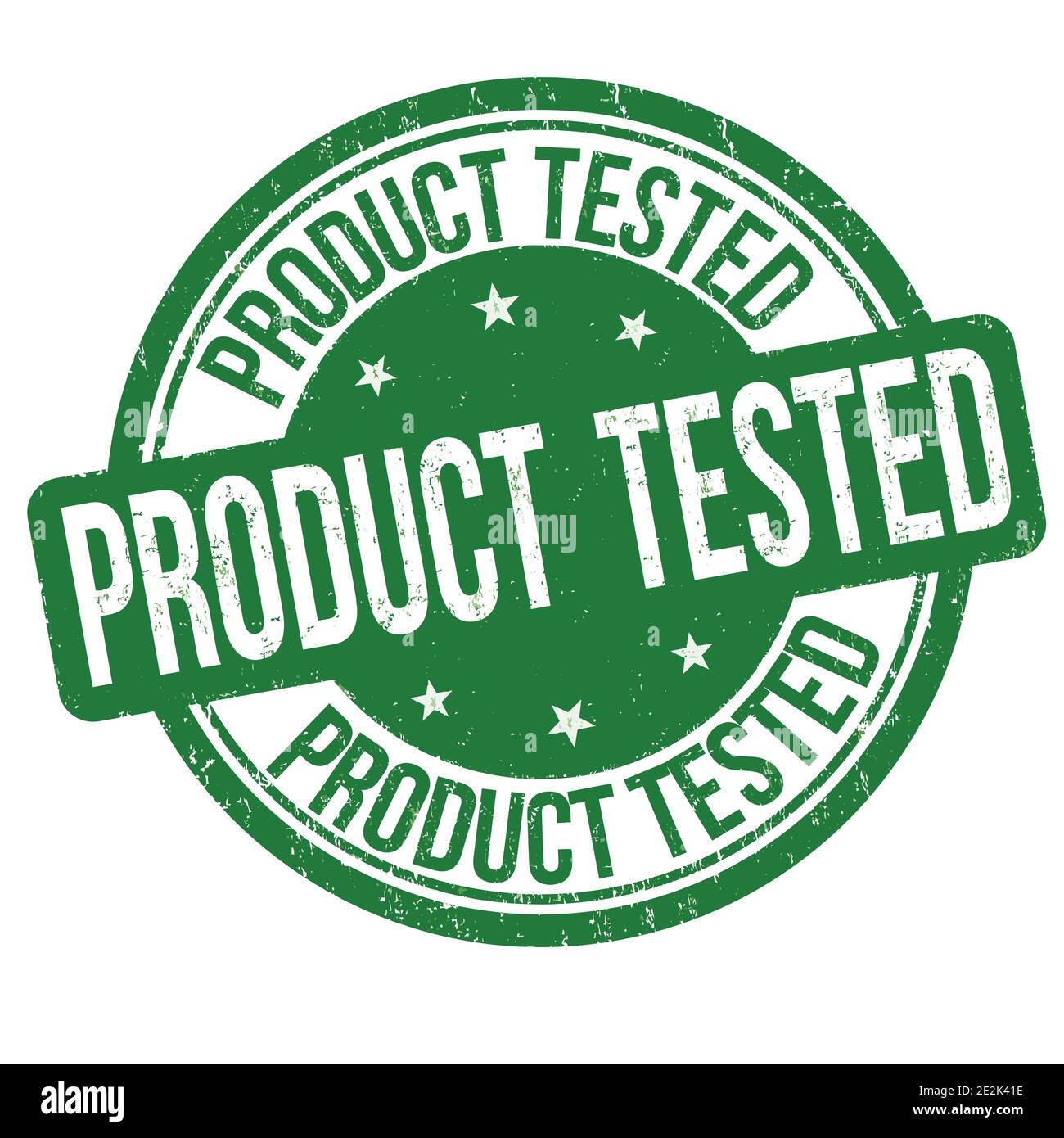 Product tested grunge rubber stamp on white background, vector ...