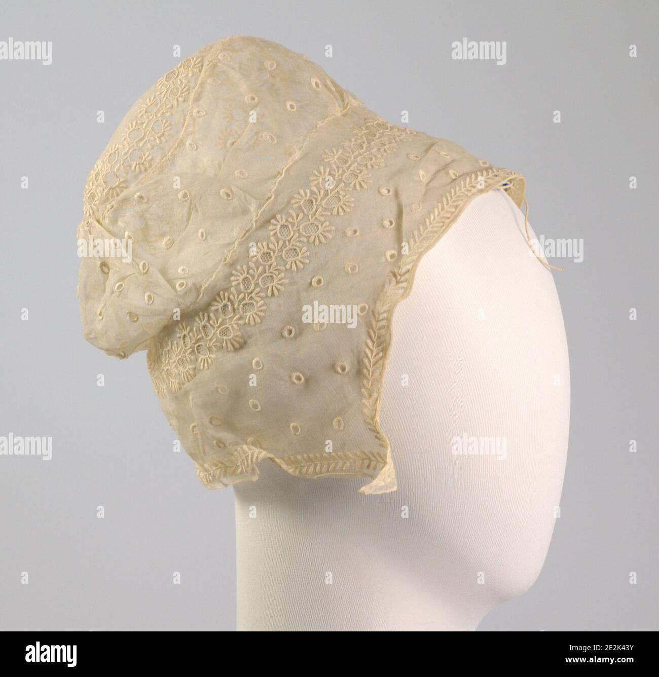 Cap, American, ca. 1830 Stock Photo - Alamy