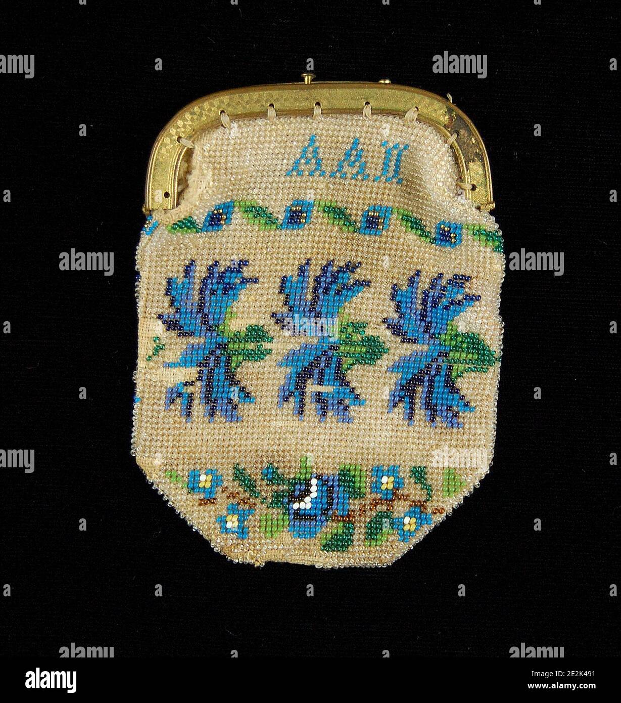 Coin purse, American, 1837 Stock Photo - Alamy