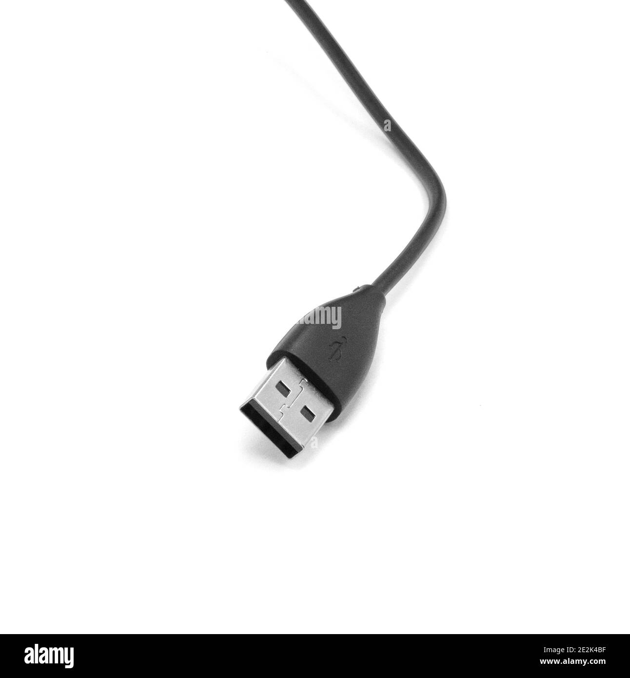 Micro USB cable isolated from white background Sockets and Sockets for ...