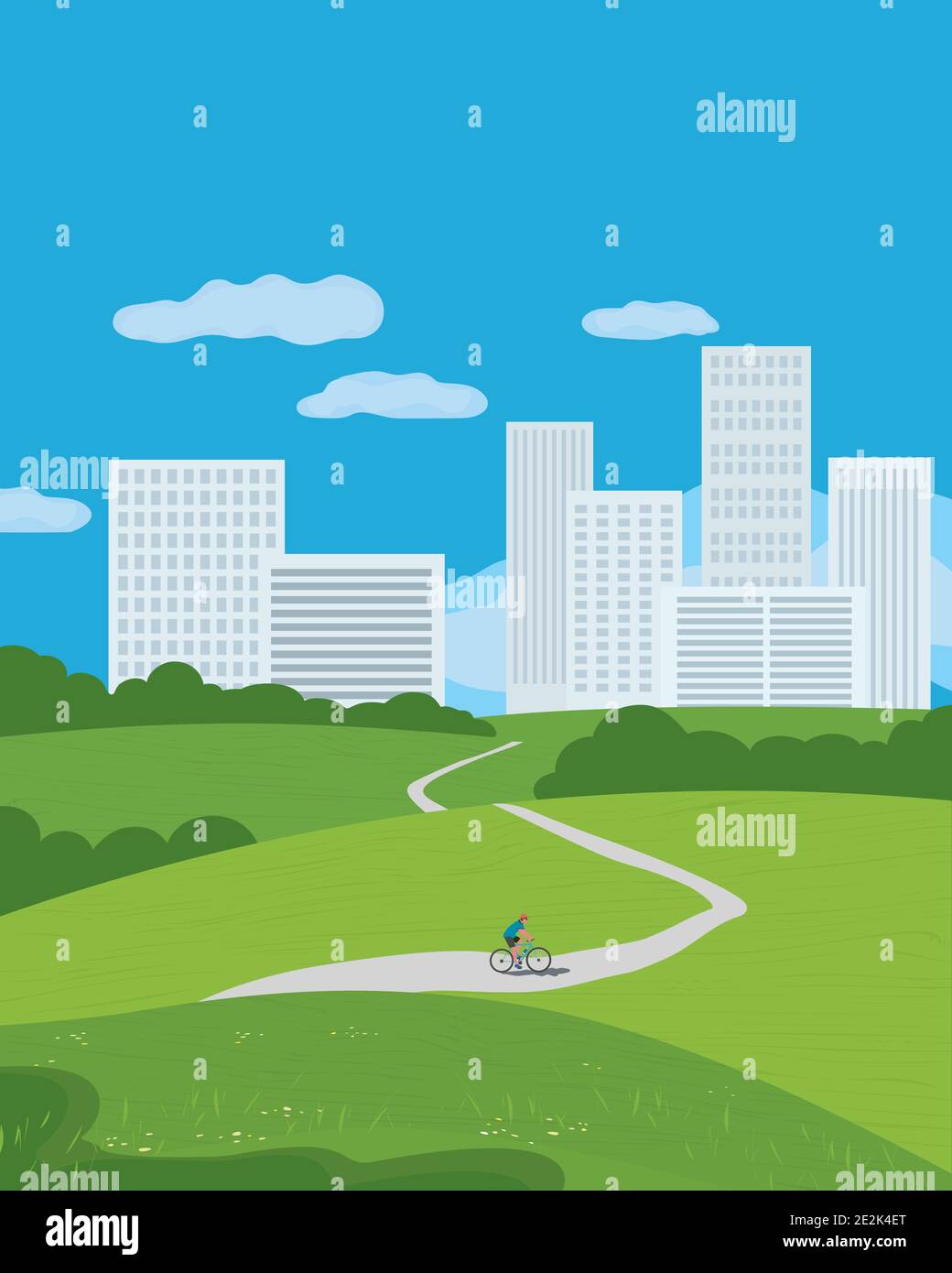 Summer activities park Stock Vector Images - Alamy