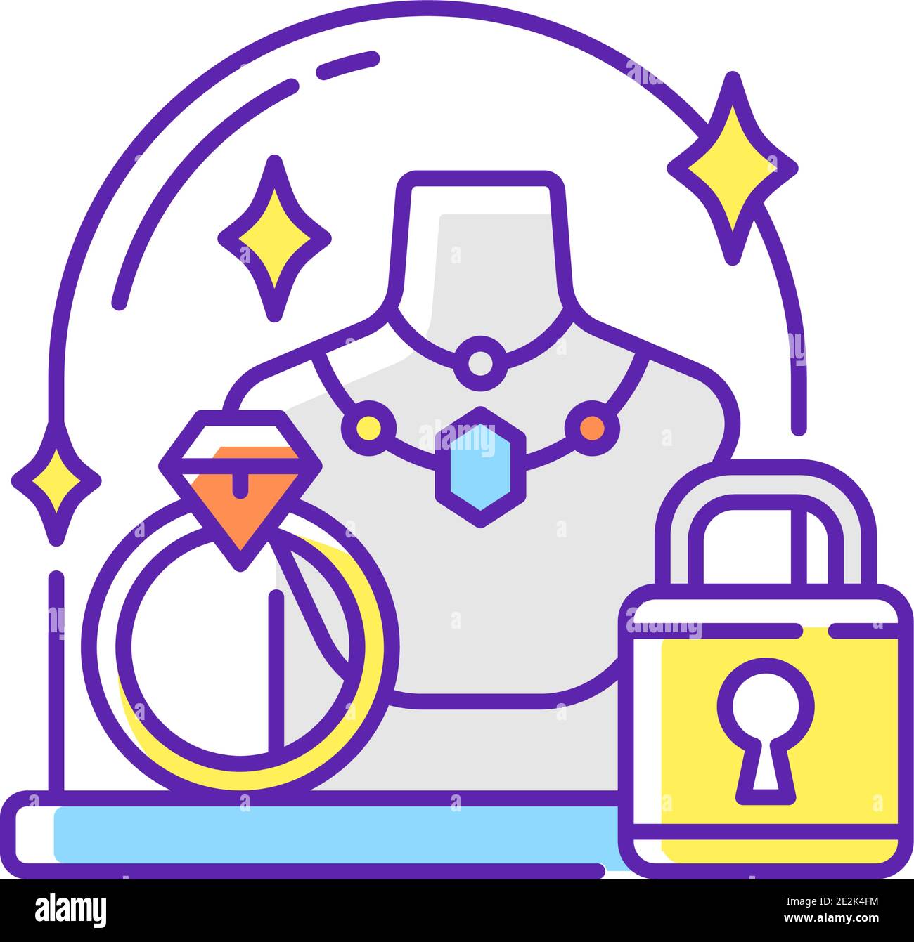Pledge Safety Rgb Color Icon Stock Vector Image And Art Alamy 8695