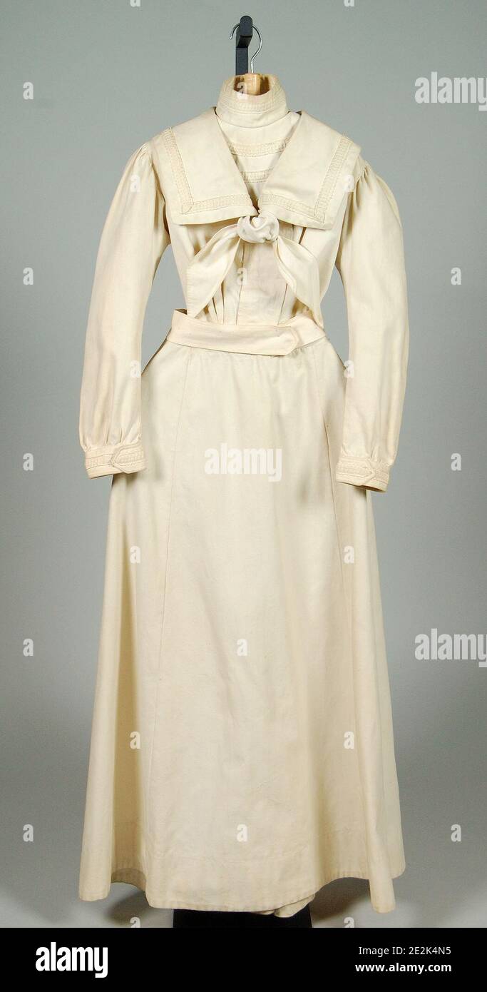 Dress, American, ca. 1895 Stock Photo - Alamy
