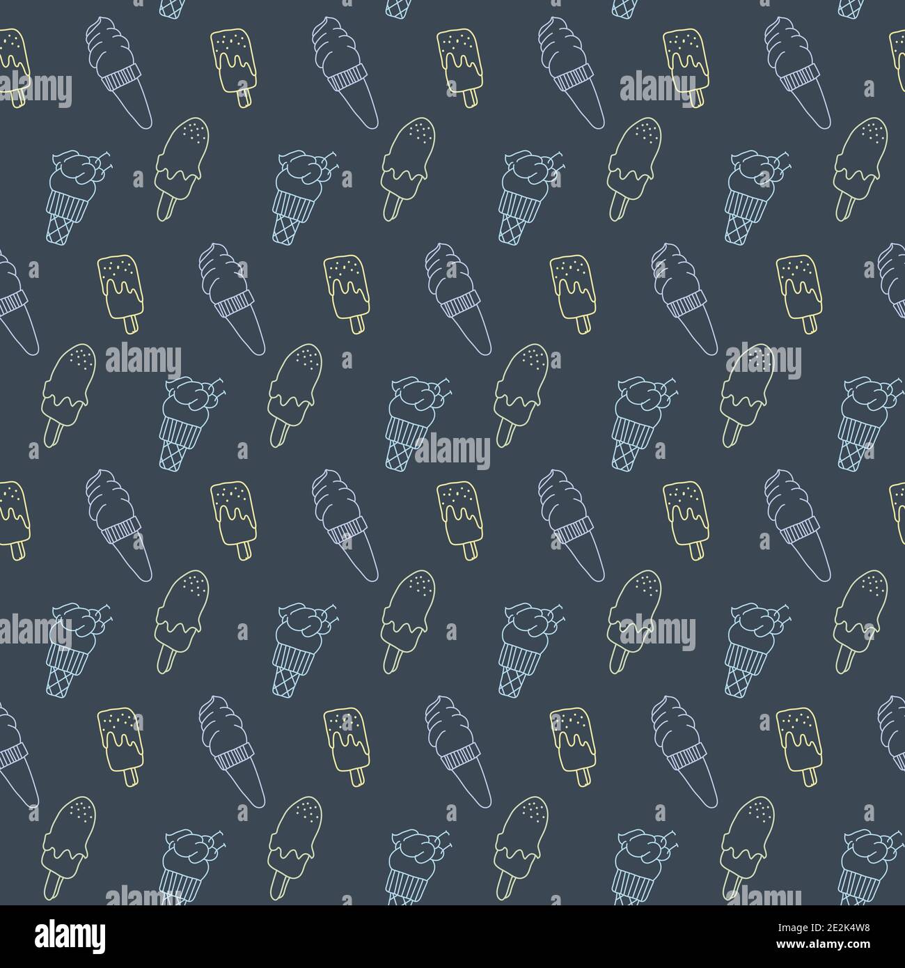 Icecream patterns hi-res stock photography and images - Alamy