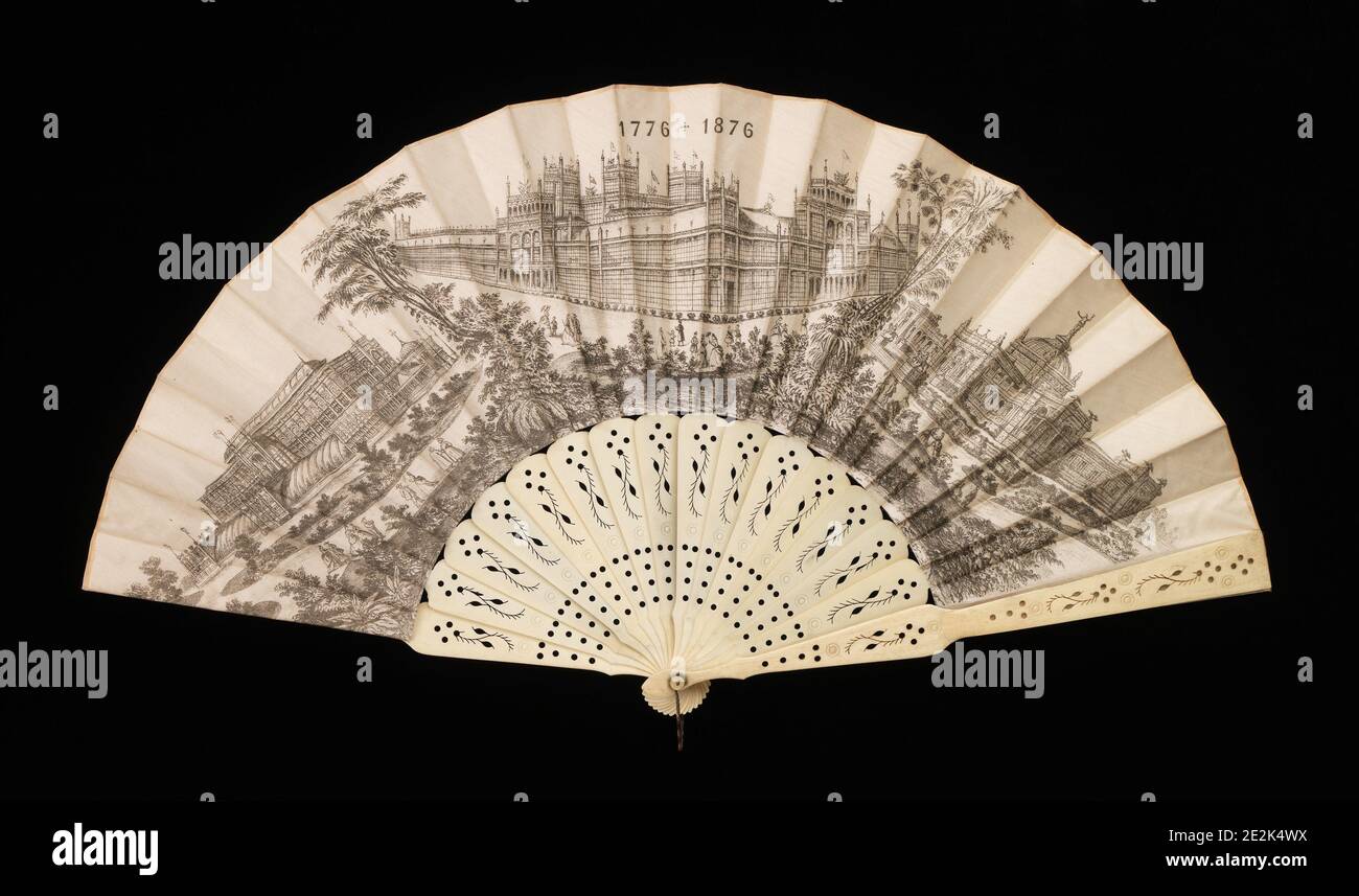 Fan, American, 1876 Stock Photo - Alamy