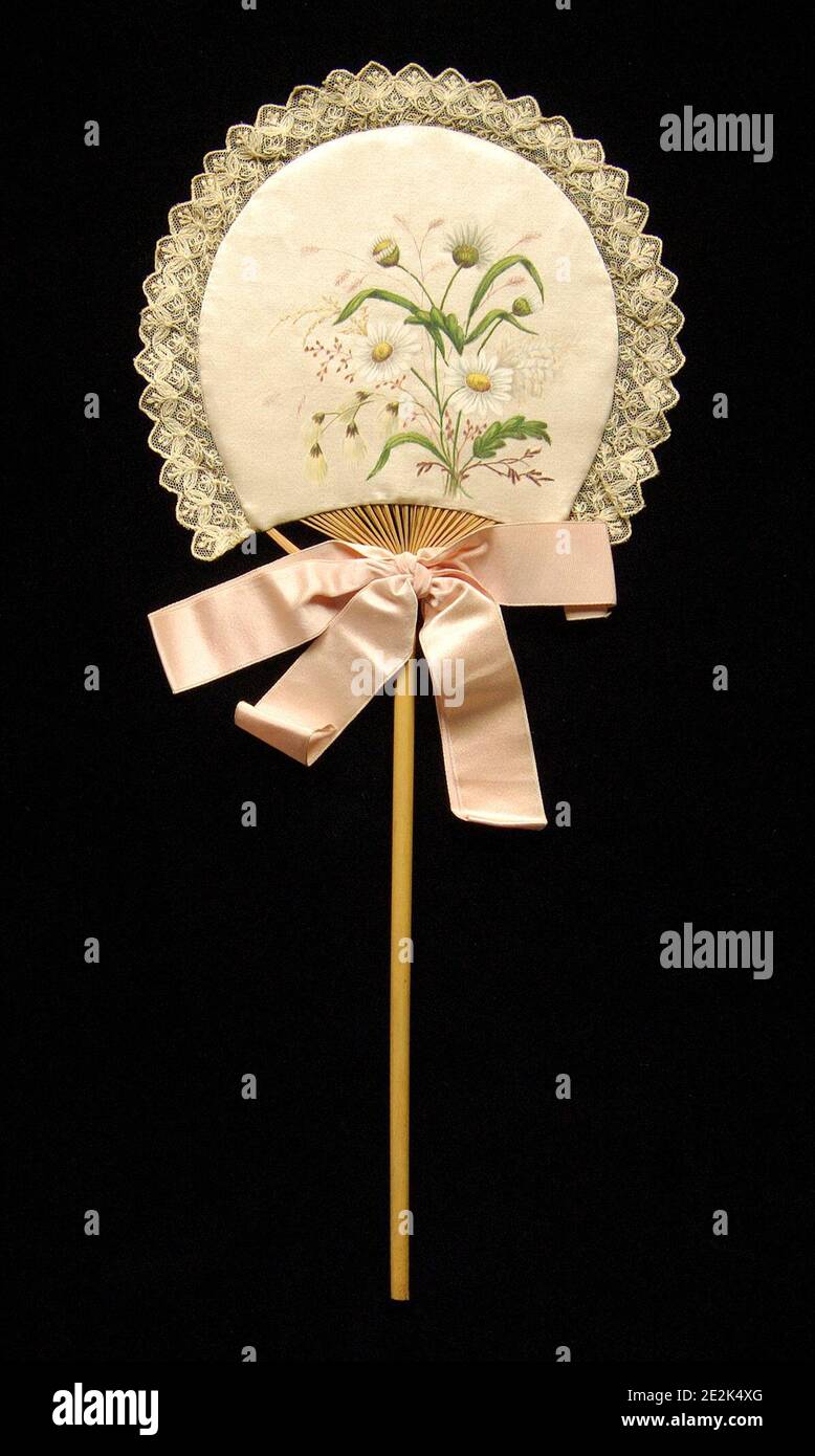 Fixed fan, American, 1880-89 Stock Photo - Alamy