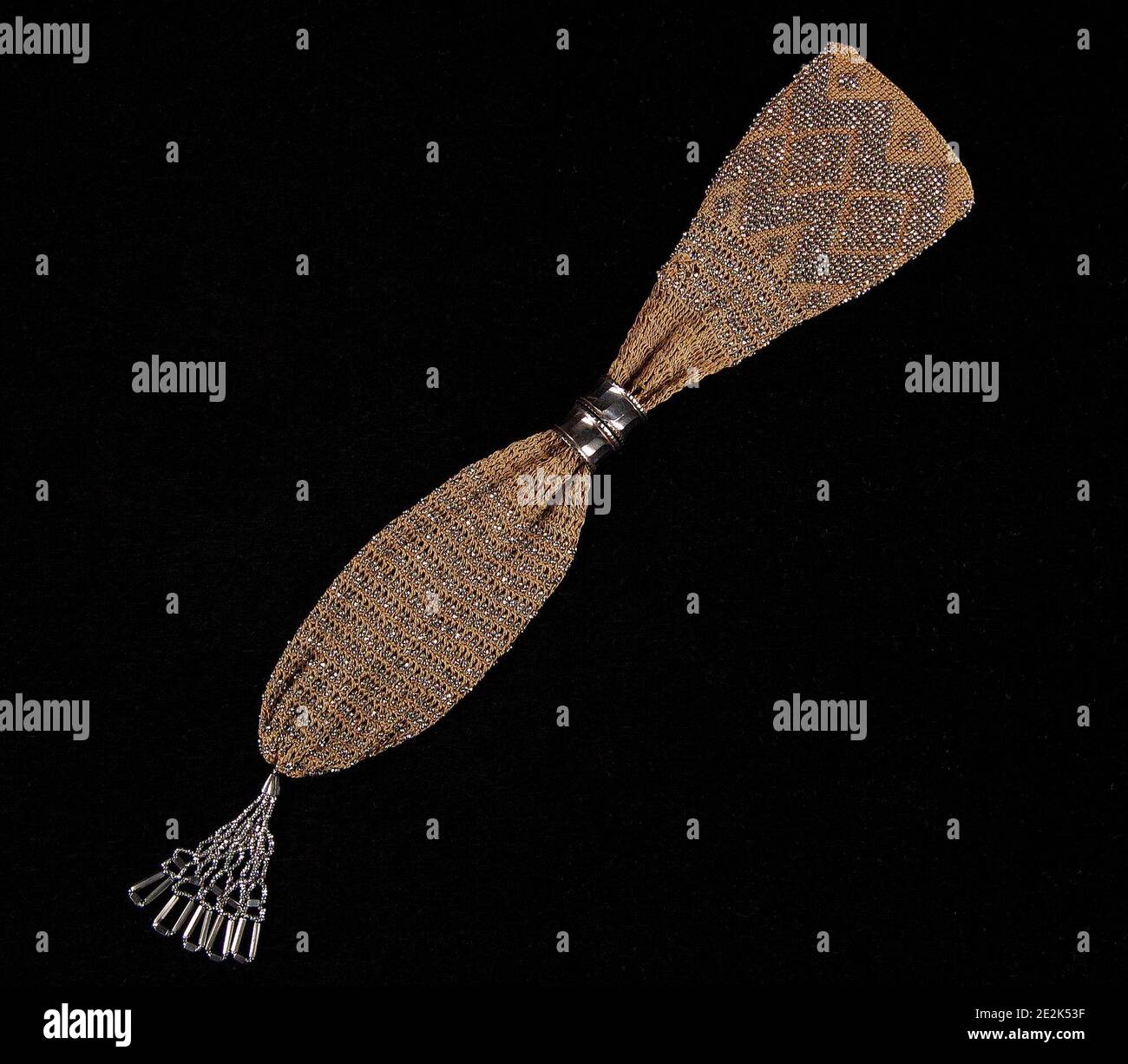 Miser's purse, American, 1840-60 Stock Photo - Alamy