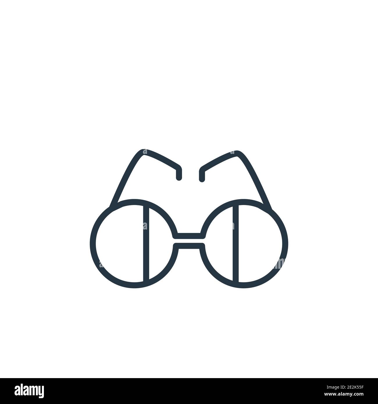 Shade outline vector icon. Thin line black shade icon, flat vector simple element illustration ...