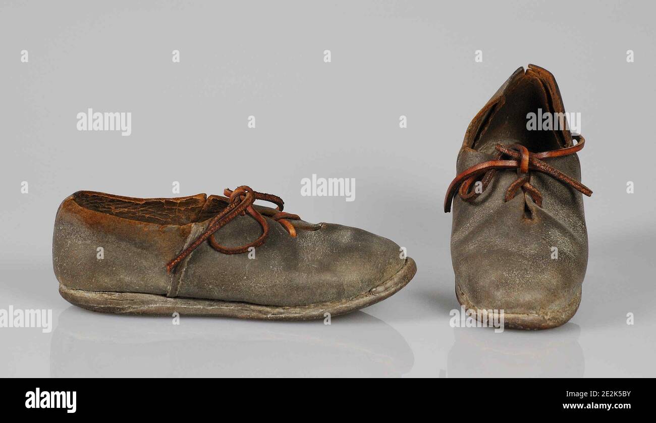 Shoes, American or European, 1775-1850 Stock Photo - Alamy