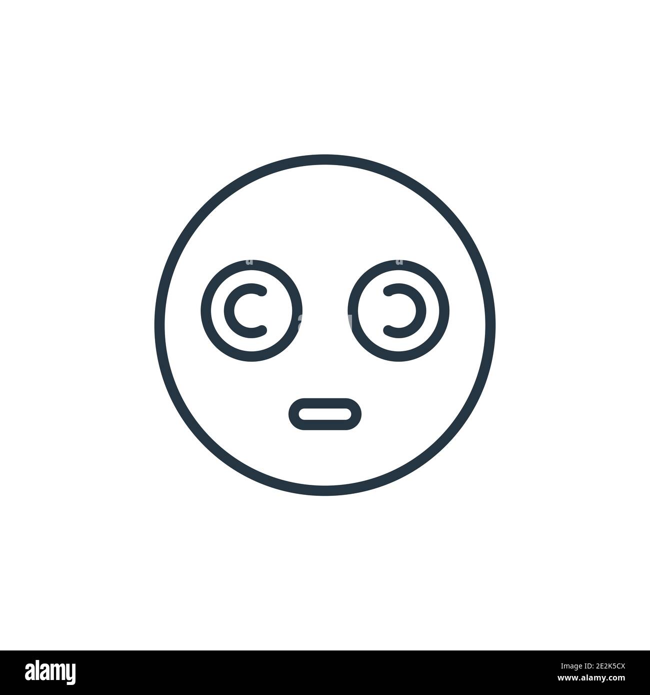 Hypnotized emoji outline vector icon. Thin line black hypnotized emoji ... Hypnotized emoji outline vector icon. Thin line black hypnotized emoji ...