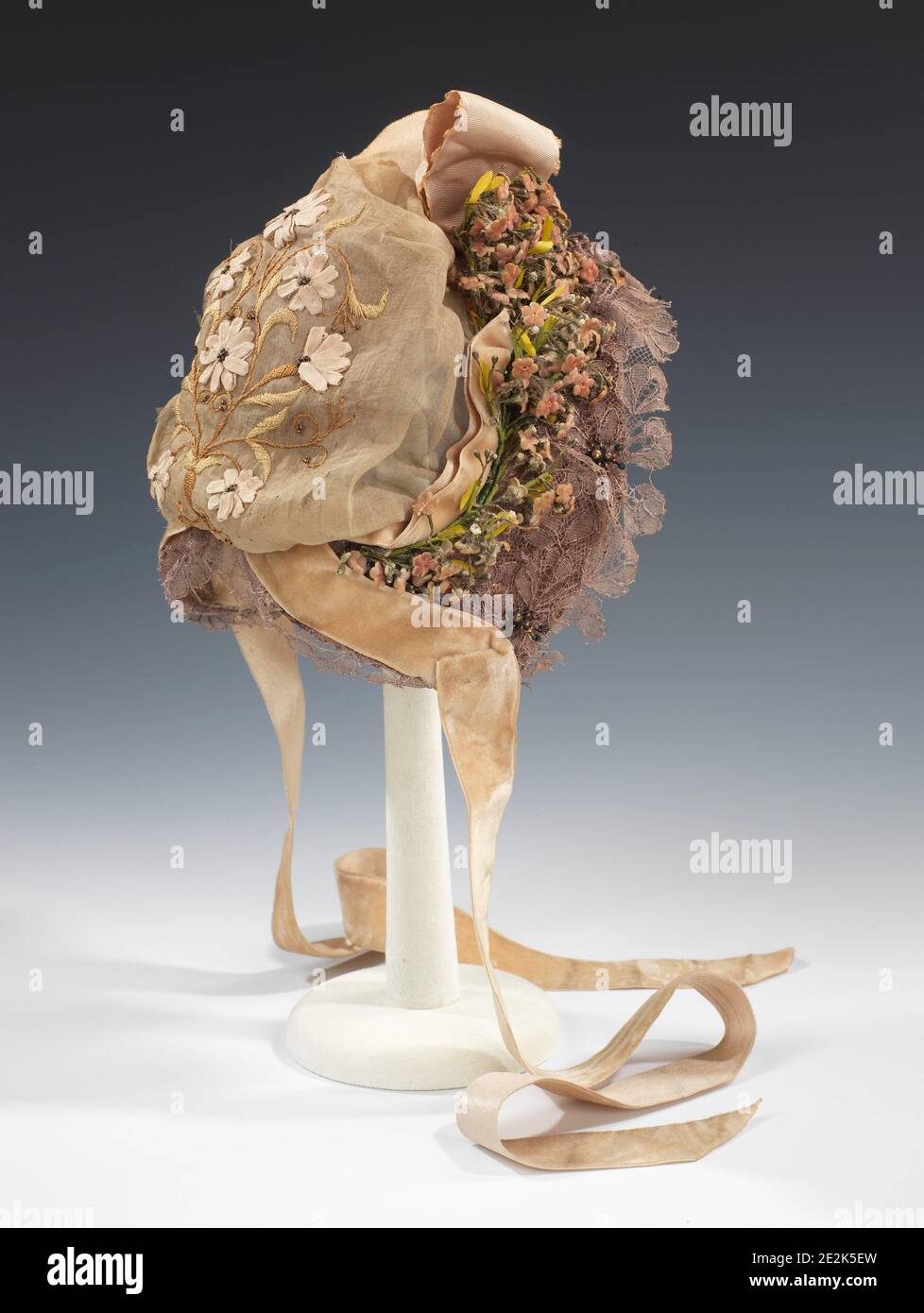 Bonnet, French, ca. 1885 Stock Photo - Alamy