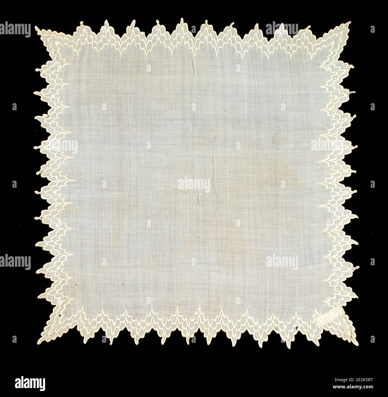 Handkerchief, probably American, 1830-50 Stock Photo - Alamy