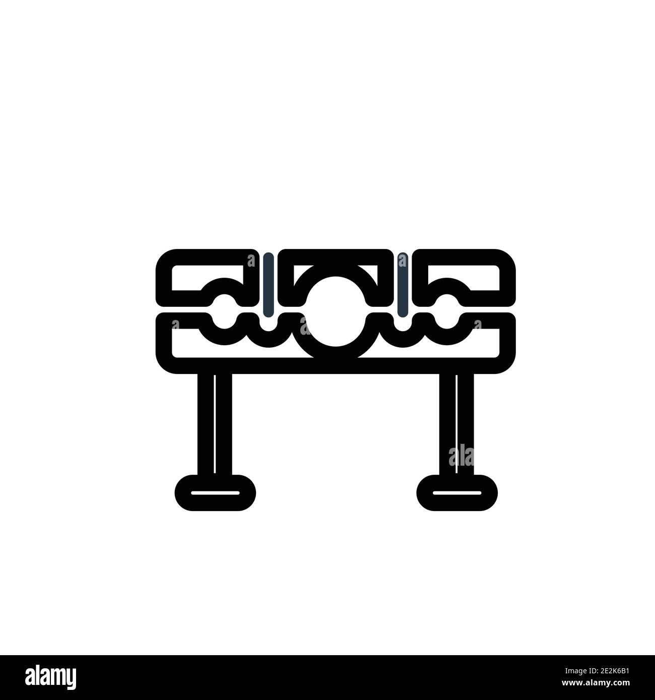 Pillory vector icon on white background. Flat vector pillory icon ...