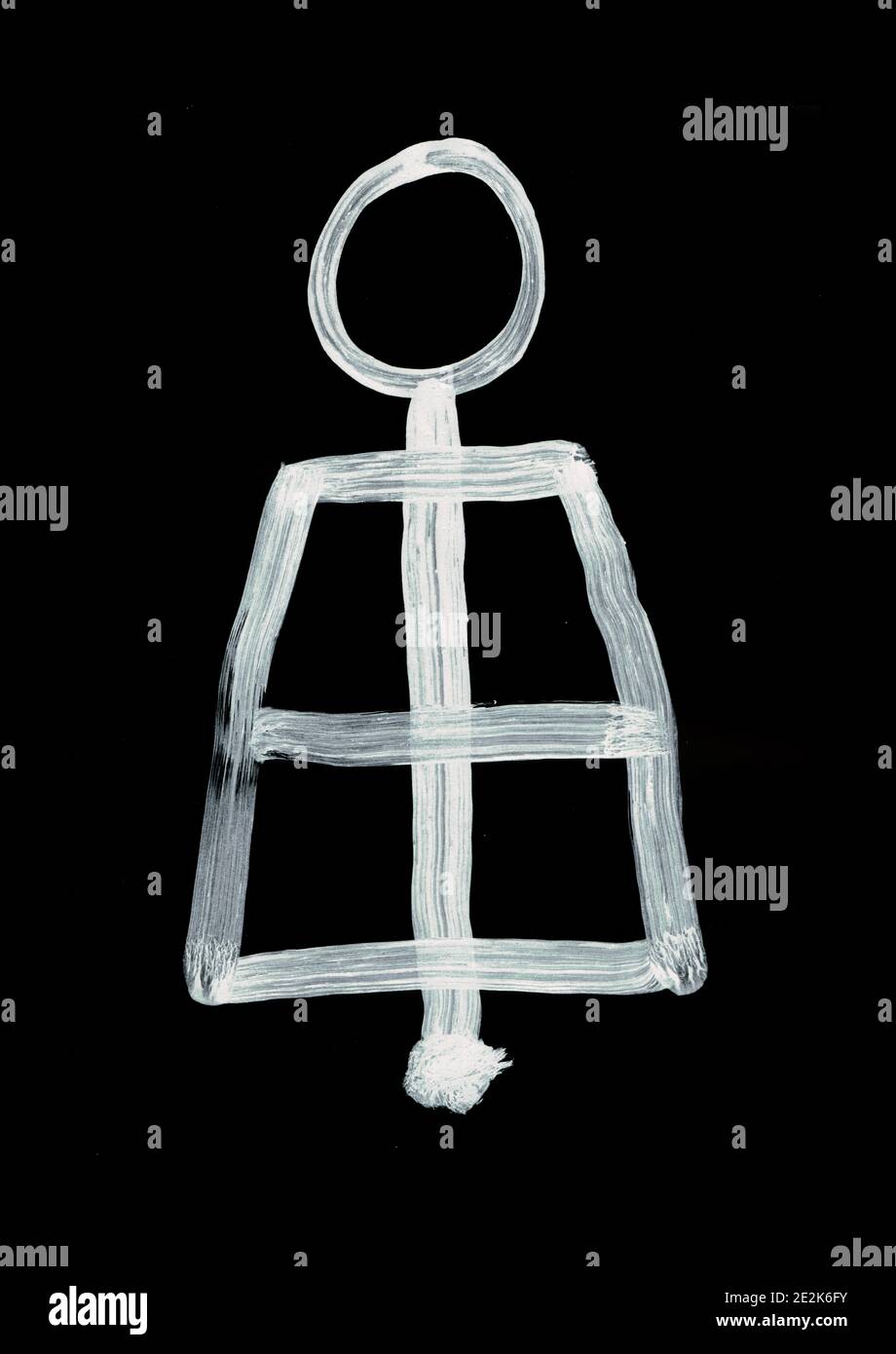 Alchemical Symbols Alum Three Inverted Stock Photo - Alamy