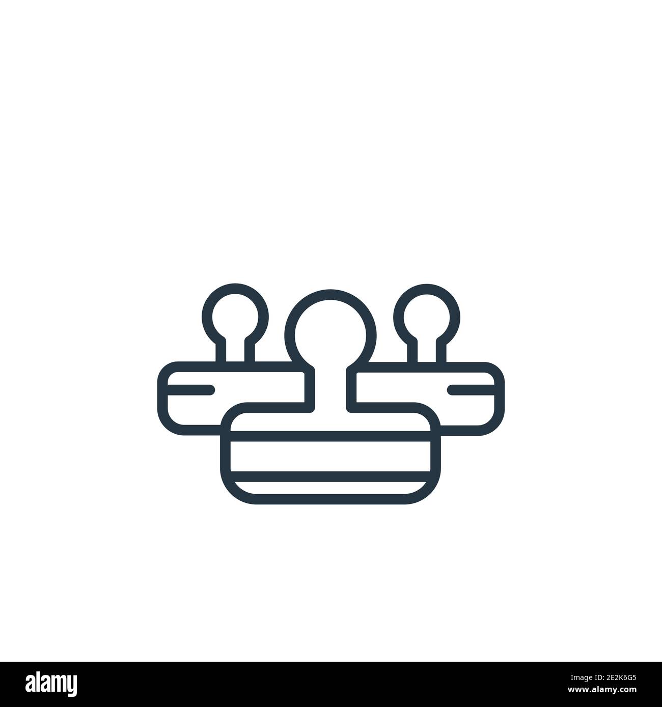Controls outline vector icon. Thin line black controls icon, flat ...